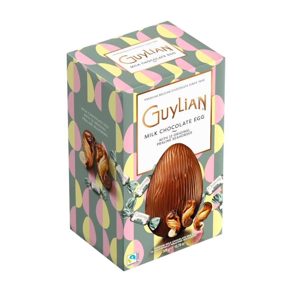 GUYLIAN Easter Egg with Praliné Seahorses 306g | Fallon & Byrne