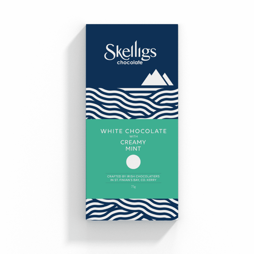 Skelligs Creamy Mint & White Chocolate Bar | Fallon & Byrne